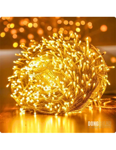 102m 1000 LED Orange Fairy String Lights – Decorative Party & Event ...