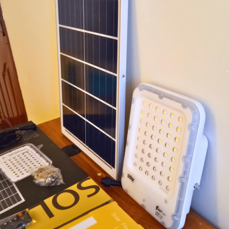 150W Solar Flood Light Warm White