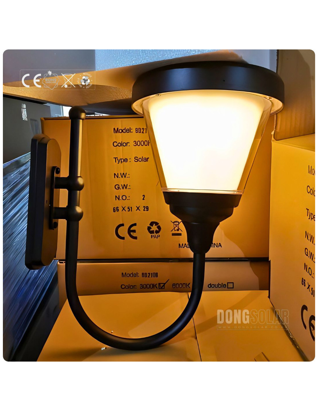Premium 15W Solar Wall Light – Outdoor Solar LED Light Kenya