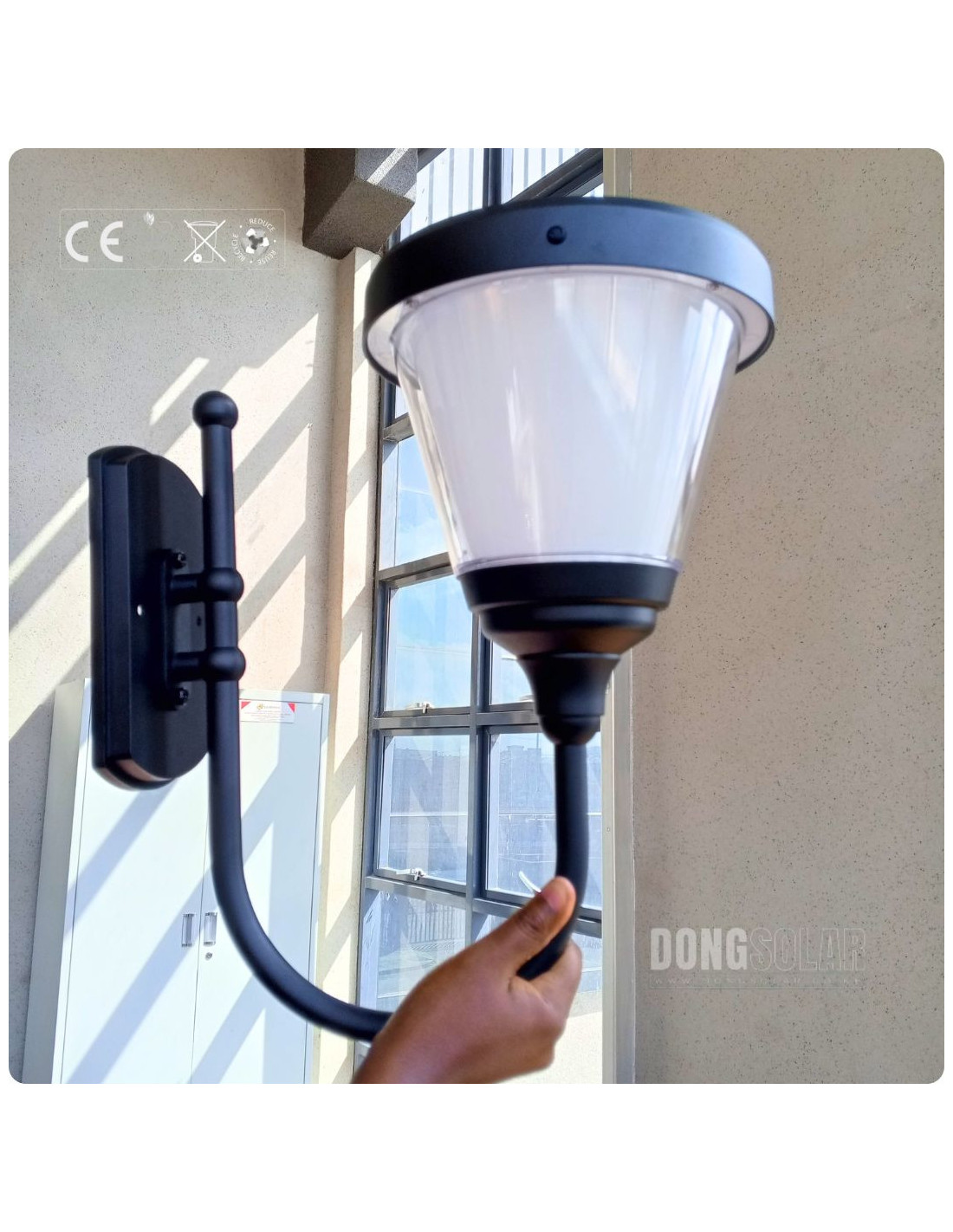 Premium 15W Solar Wall Light – Outdoor Solar LED Light Kenya