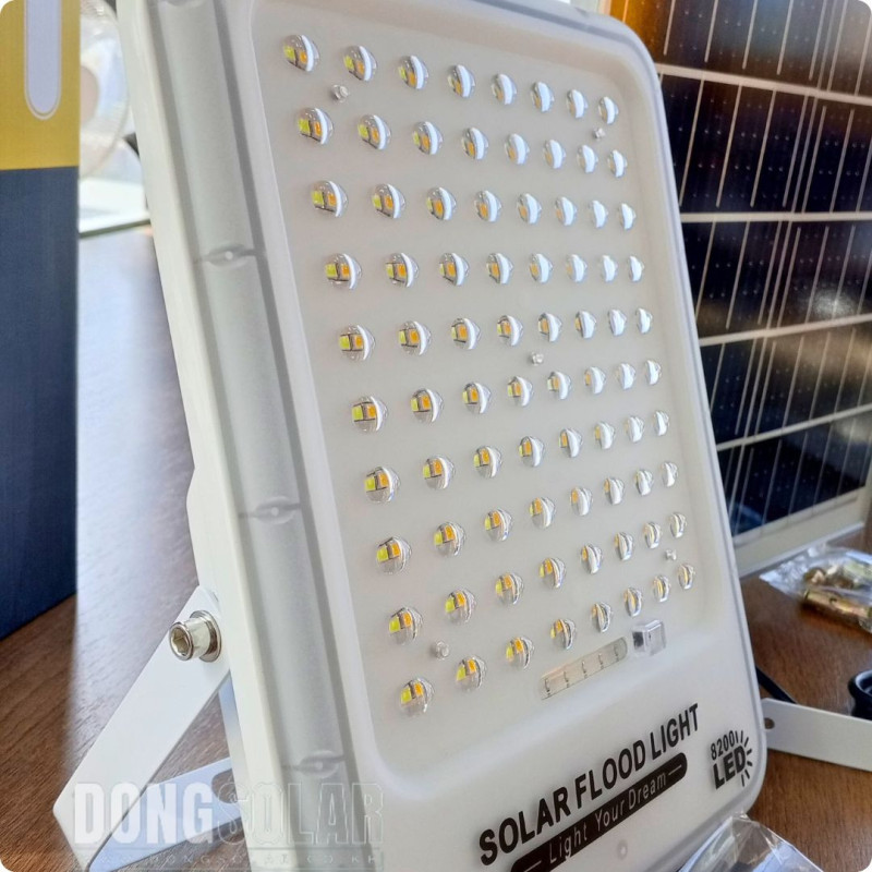 200W Solar Flood Light Warm White