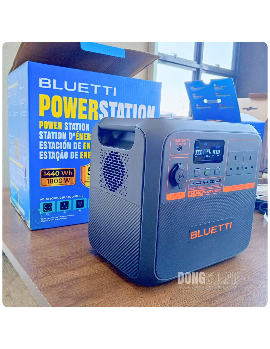 BLUETTI AC180P Portable Power Station 1800W 1440Wh – High-Capacity ...