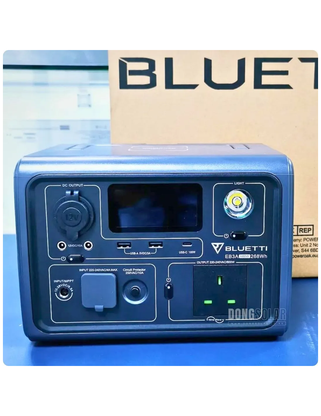 Bluetti EB3A Portable Power Station | 600W Output (1200W Surge) | 268Wh ...