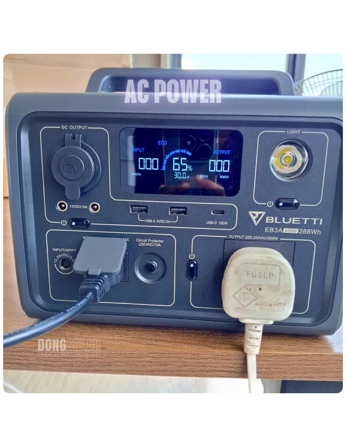 Bluetti EB3A Portable Power Station | 600W Output (1200W Surge) | 268Wh ...