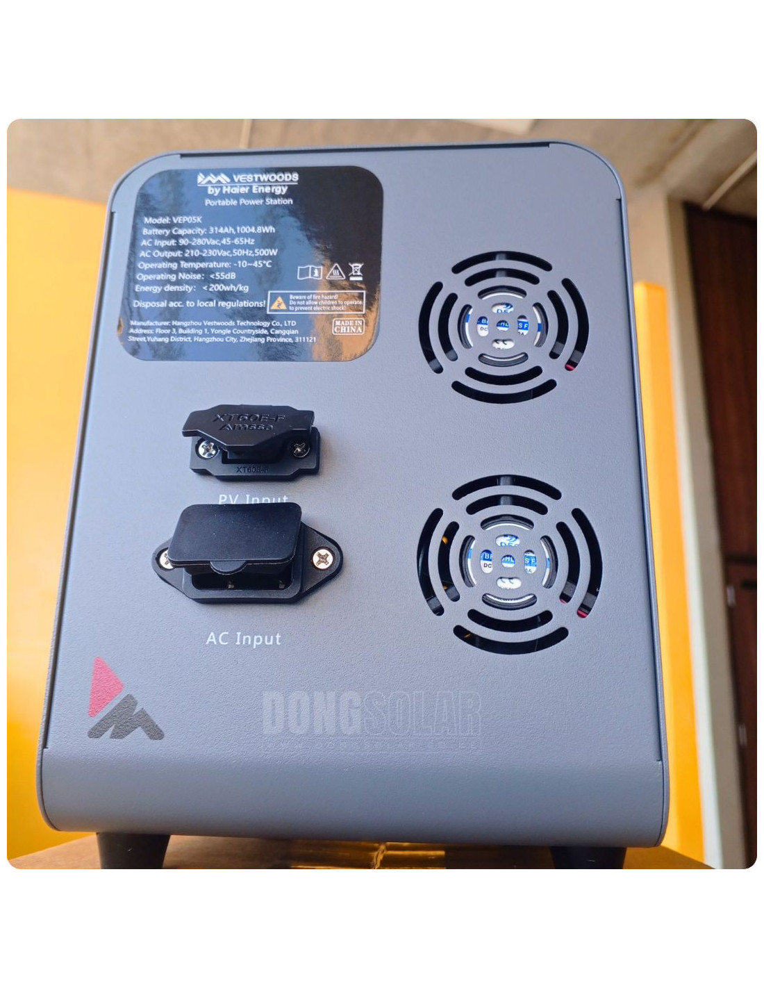 Vestwoods Portable Power Station 500W 1000Wh – Compact Solar Generator ...